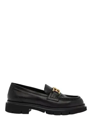 Bally Walidy Leather Loafers - Black