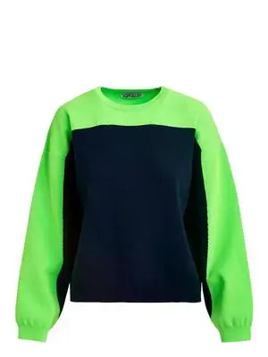 Essentiel Antwerp Two-toned Ribbed Sweater - Blue