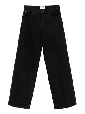 FRAME The Collegiate Button Jeans - Black