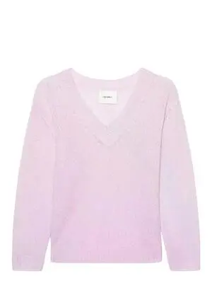 LISA YANG Leona V-neck Sweater - Pink