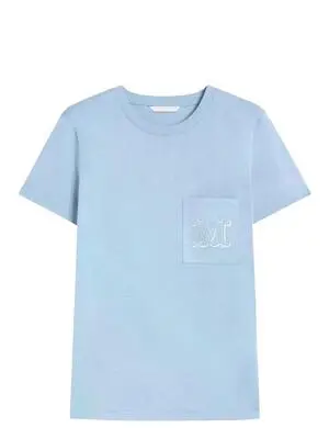 Max Mara Chest-pocket T-shirt - Blue