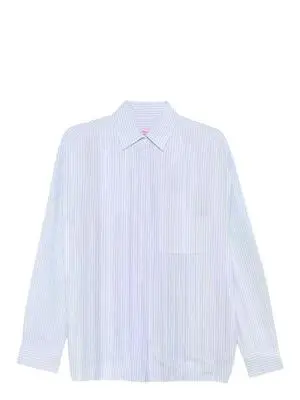 CUANTICO Striped Pocket Shirt - Blue