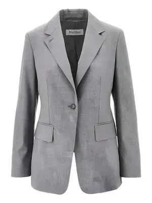 Max Mara Notched Blazer - Grey