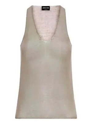 Giorgio Armani Sleeveless Top - Neutrals