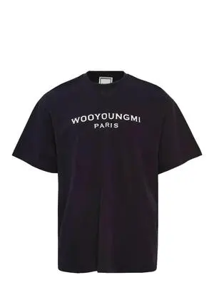WOOYOUNGMI Logo T-shirt - Blue