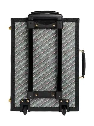 Thom Browne Stripe-patterned Suitcase - Grey