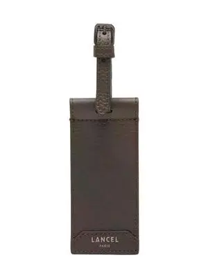 LANCEL Grained Luggage Tag - Grey