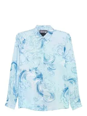 Versace Printed Shirt - Blue