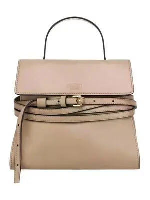Moschino Tie Me Small Tote Bag - Neutrals