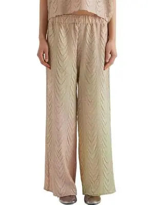 MEIMEIJ Patterned Trousers - Neutrals