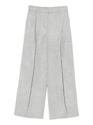 Iceberg Woven Palazzo Pants - Grey