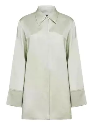 JIL SANDER Wide-cuff Shirt - Green