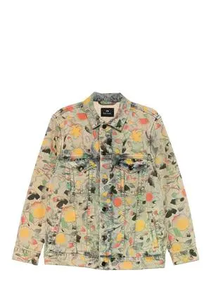 Paul Smith Floral-print Jacket - Neutrals