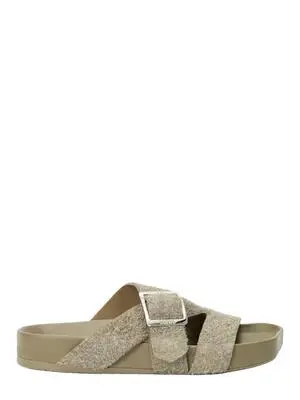 Loewe Buckle Strap Sandals - Neutrals