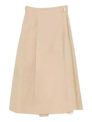 Peserico A-line Midi Skirt - Neutrals