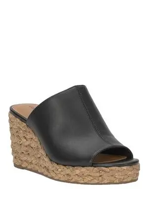 Lucky Brand Cabriah Wedge Slide Sandal - Black