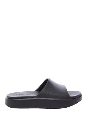 P448 Riviera Rubber Slides - Black