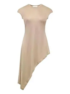 CLUB21 Asymmetric Hem Top - Neutrals