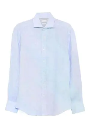 Brunello Cucinelli Linen Shirt - Blue