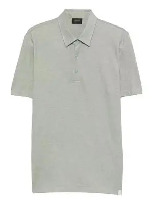 Brioni Button Polo Shirt - Green