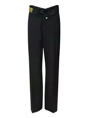 MAISON MARGIELA Tailored Cross-over Trousers - Black