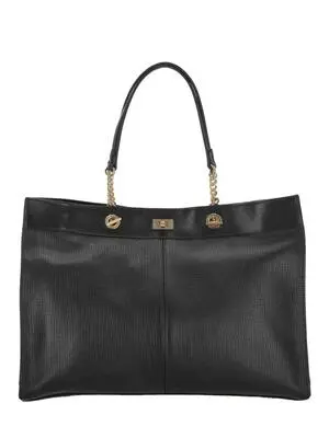 ANYA HINDMARCH Top-handle Leather Tote Bag - Black