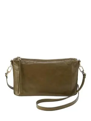 Hobo Darcy Leather Carryall Crossbody Bag - Olive Veil