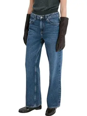 MANGO River Straight Leg Nonstretch Jeans