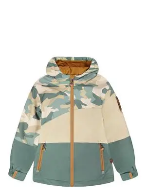 DEUX PAR DEUX Mid-season Camouflage Jacket - Green Camouflage Print