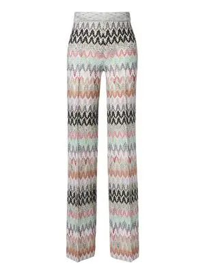 Missoni Zigzag Lamé Straight Pants - Multicoloured
