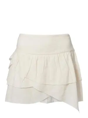 MARANT ETOILE Dejha Mini Skirt - White