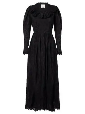 Isabel Marant Étoile Zoen Floral Maxi Dress - Black