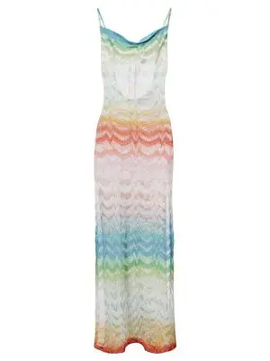 Missoni Open-knit Lamé Maxi Dress - Multicoloured