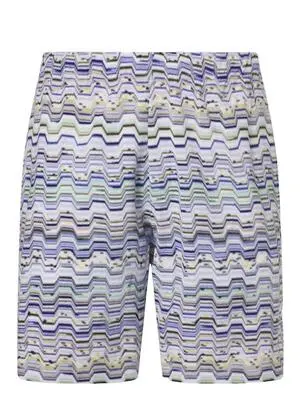 Missoni Zigzag Cotton Shorts - Multicoloured
