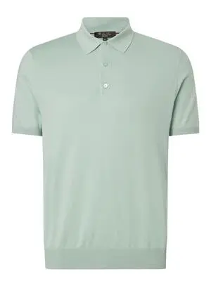 Loro Piana Cotton Polo Shirt - Green