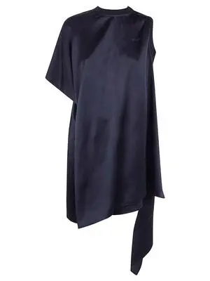 Coperni Zero Waste" Draped Dress - Black