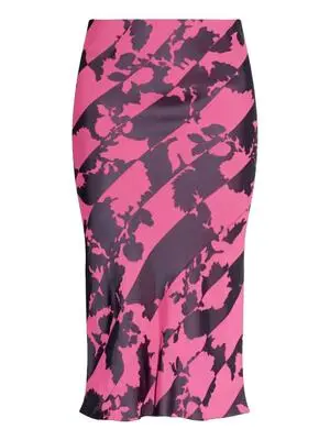 Dries Van Noten Sati" Midi Skirt - Pink