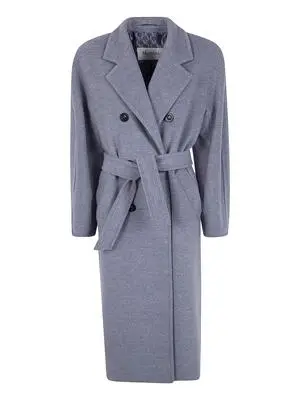 Max Mara Madame Classic Coat - Gray
