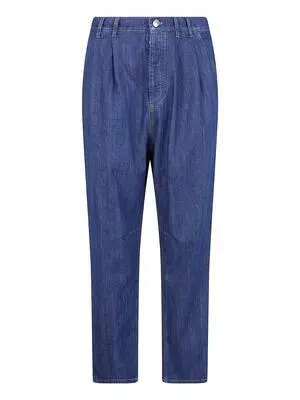 Brunello Cucinelli Wide Leg Jeans - Blue