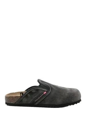 DIESEL D-woodstock Slip-on Slippers - Gray
