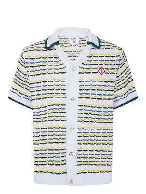 Casablanca Tuck Stitch' Shirt - Multi