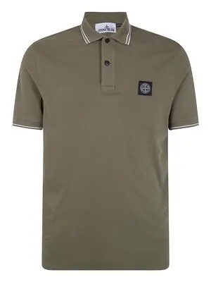 Stone Island Short Sleeves Polo Shirt - Green