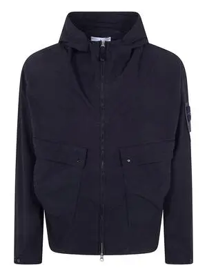 Stone Island Short Parka Jacket - Black