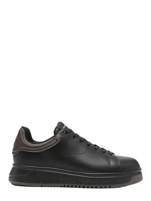 Emporio Armani Lace-up Sneakers - Black