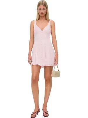 REFORMATION Livia Mini Dress - Pink
