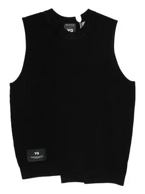 Y3 Logo Tank Top - Black
