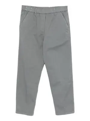 ALYSI Cotton Trousers - Grey