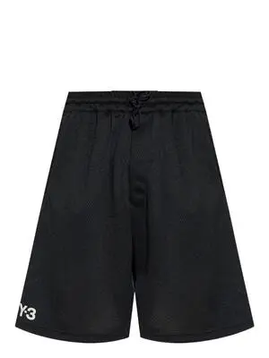 Y3 Logo Shorts - Black