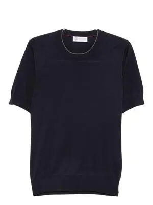 Brunello Cucinelli Cotton T-shirt - Blue