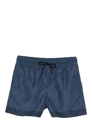 Gucci Printed Swim Shorts - Blue